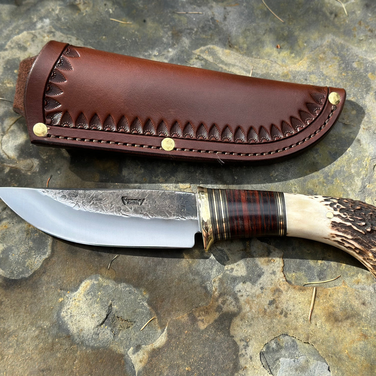 Scagel Style Leather & Elk Antler Hunter – Behring Made
