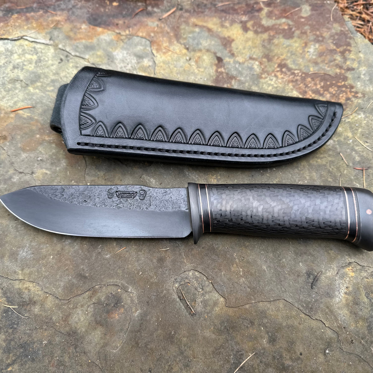 WWII Style Carbon Fiber Modified Drop Point – Behring Made