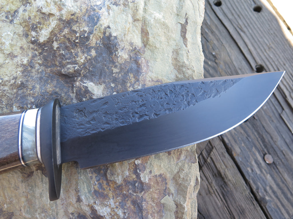 Behring Made | Fossilized Mammoth Rib and Ox Boss Blued Camp