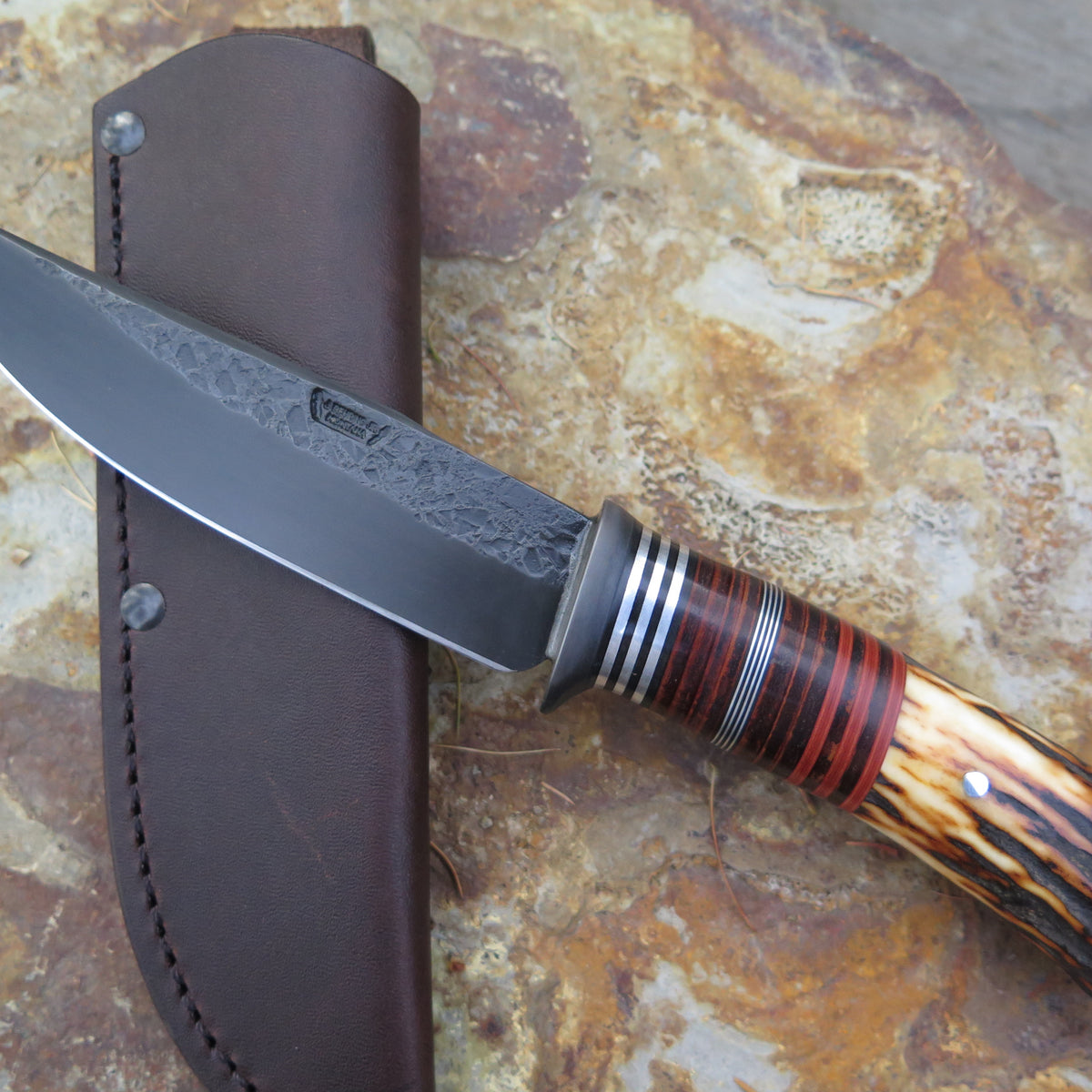 Sambar Stag and Horsehide Thumb Ramp Trout & Bird – Behring Made