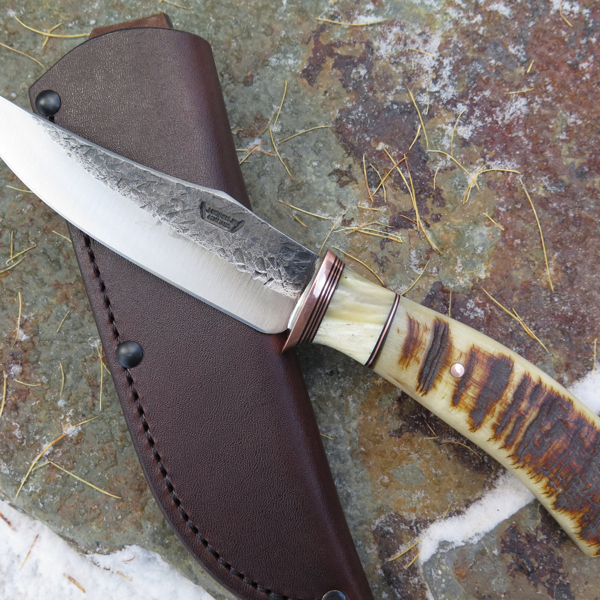 Big Horn Sheep and Musk Ox Boss Clip Point – Behring Made