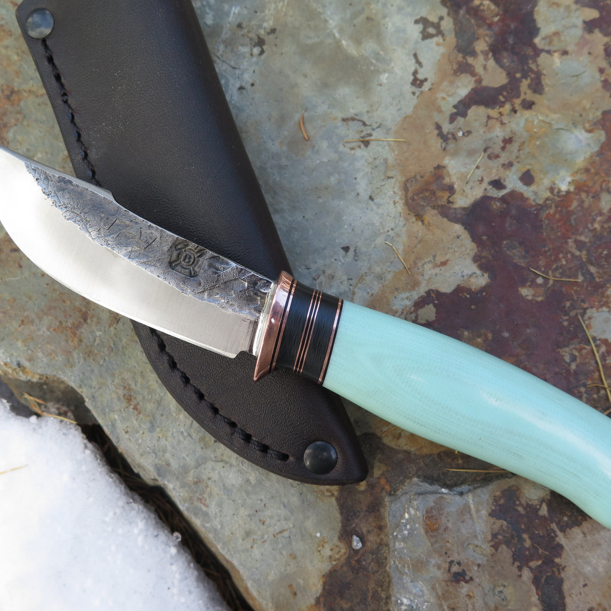 Tiffany Blue G10 & Carbon Fiber Woodcraft – Behring Made
