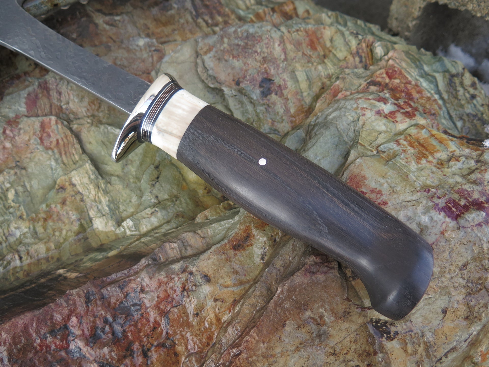Ancient Bog Oak & Walrus Ivory Hatchet – Behring Made