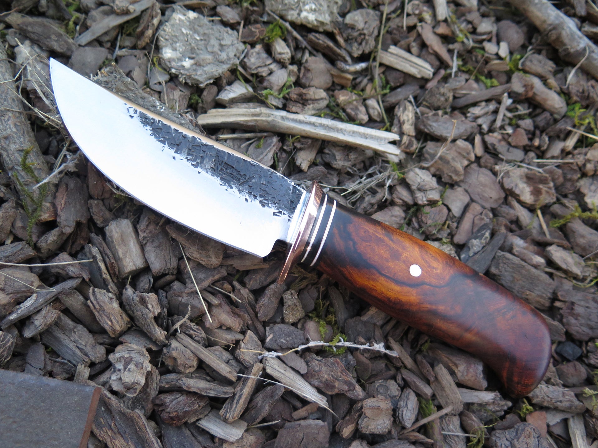Desert Ironwood Hunter and Exotic Inlay Sheath – Behring Made