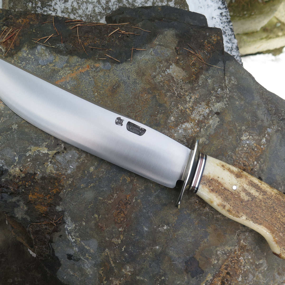 Fossil Walrus Camp Knife – Behring Made