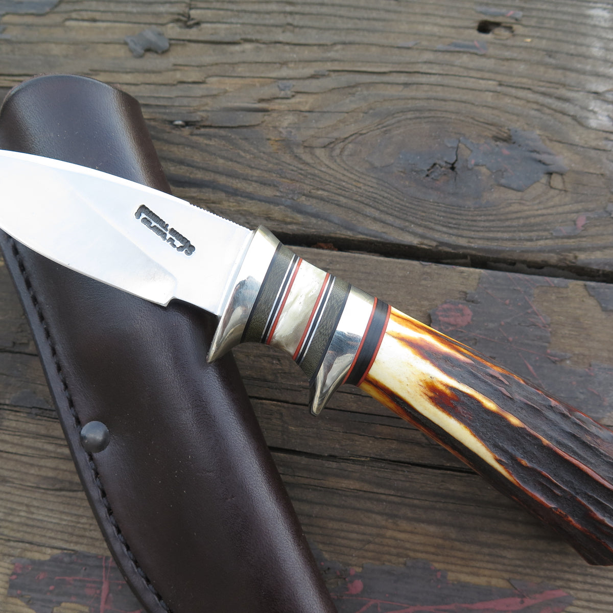 Randall Knives "Triathlete" w/ Behring Made Sambar Stag, Ox & Subhilt